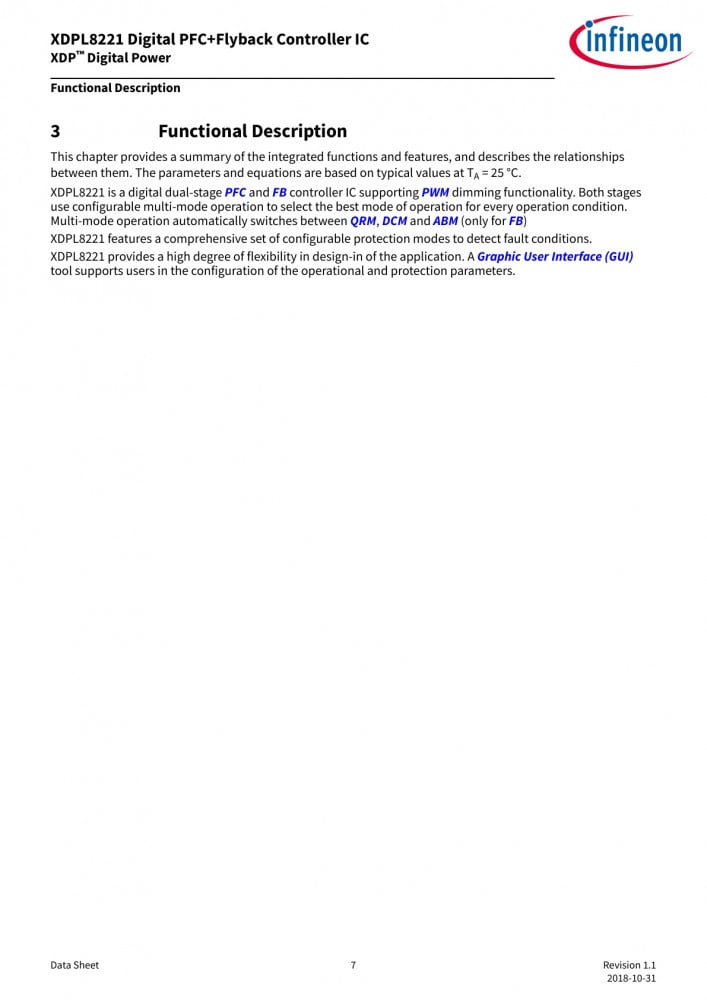 XDPL8221 datasheet page 7