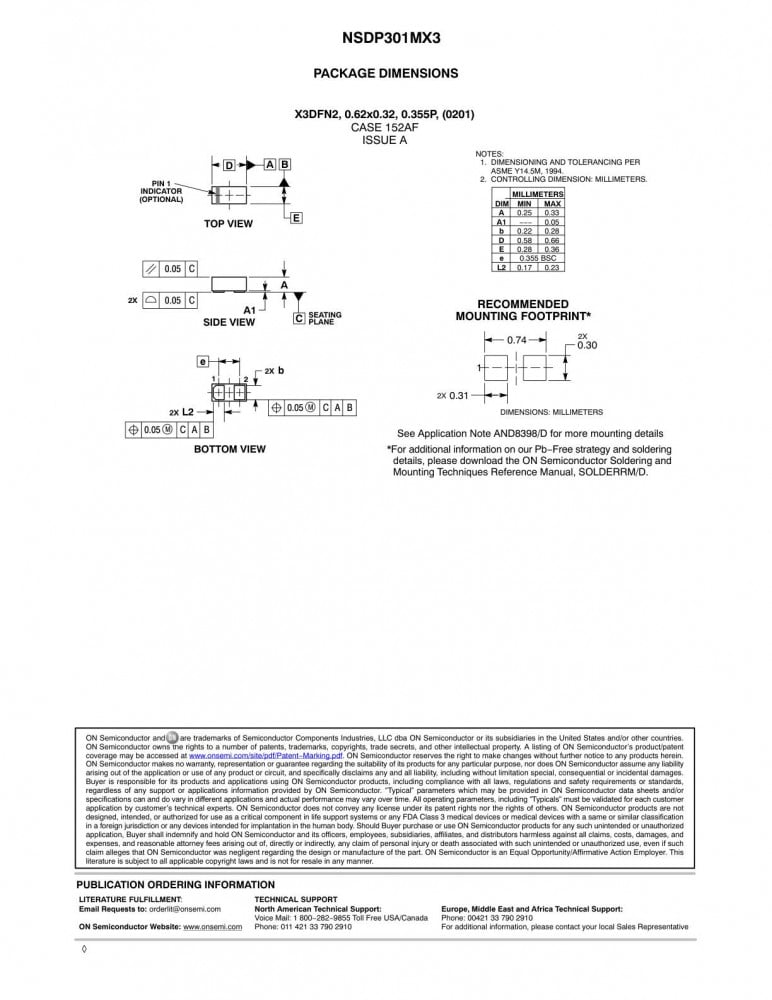 NSDP301MX3T5G datasheet page 5