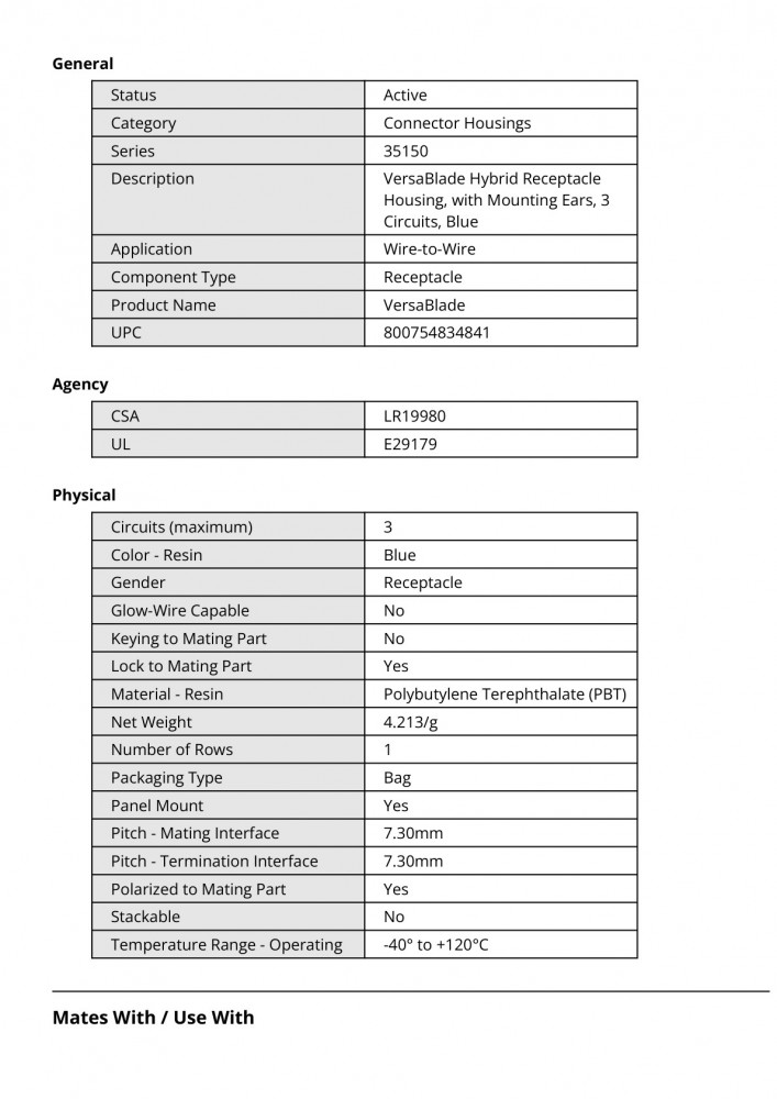 Product document image, page 2