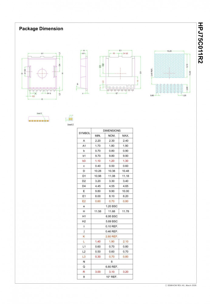 HPJ75C011R2 datasheet page 7