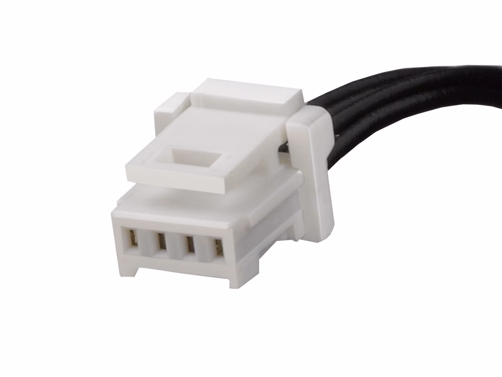Pico-Clasp-to-Pico-Clasp Off-the-Shelf (OTS) Cable Assembly, Single Row, 300.00mm Length, 4 Circuits, White