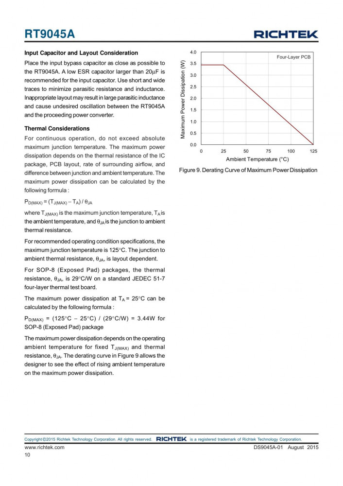 RT9045A datasheet page 10