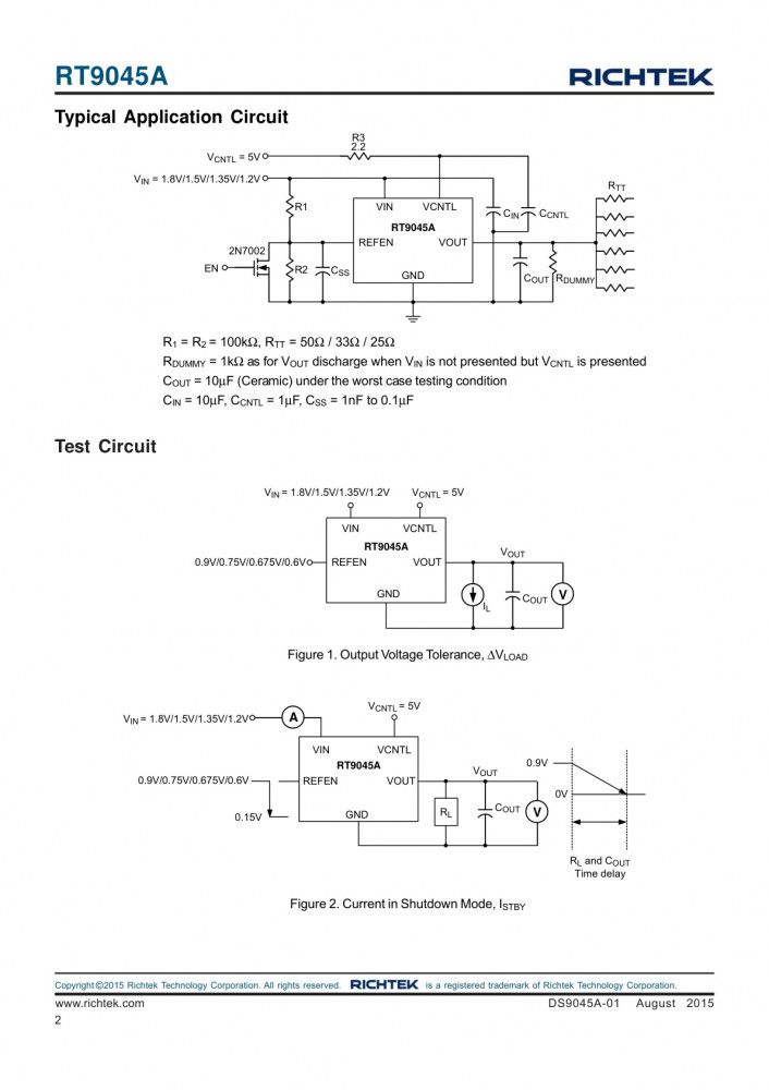 RT9045A datasheet page 2