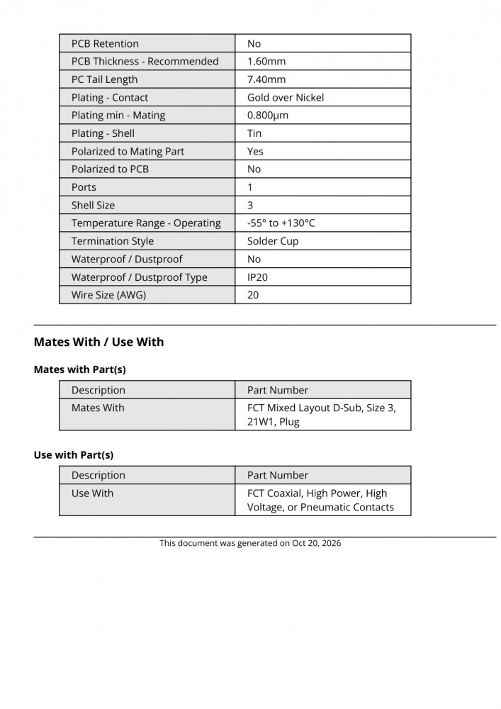 MOLEX 1731070109 technical document page 3