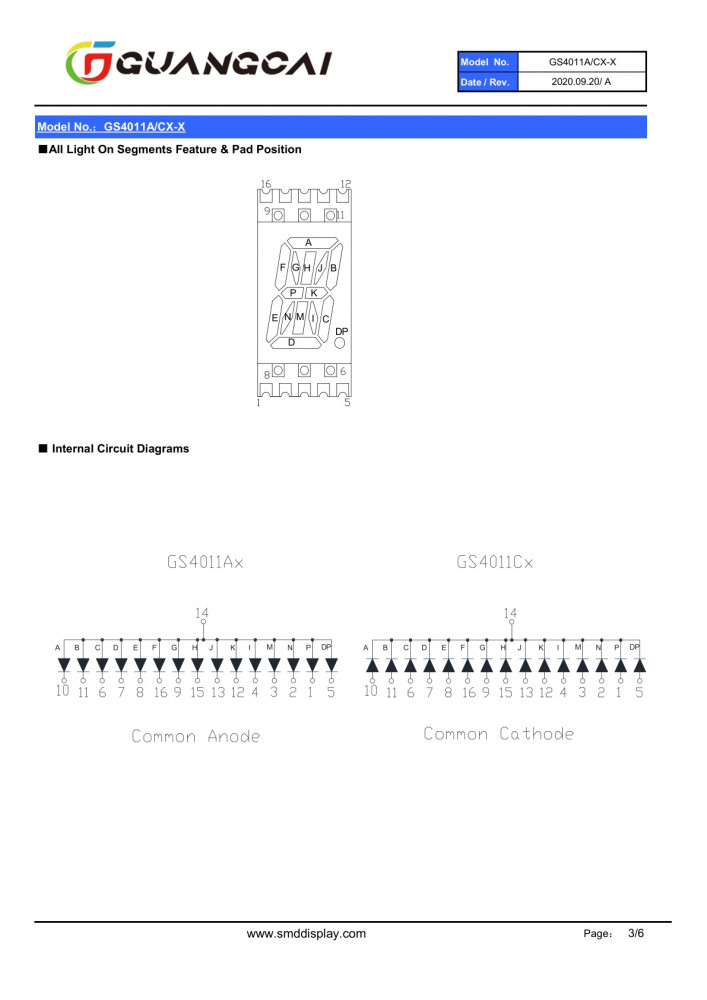 GS4011CW-G product specification page 3