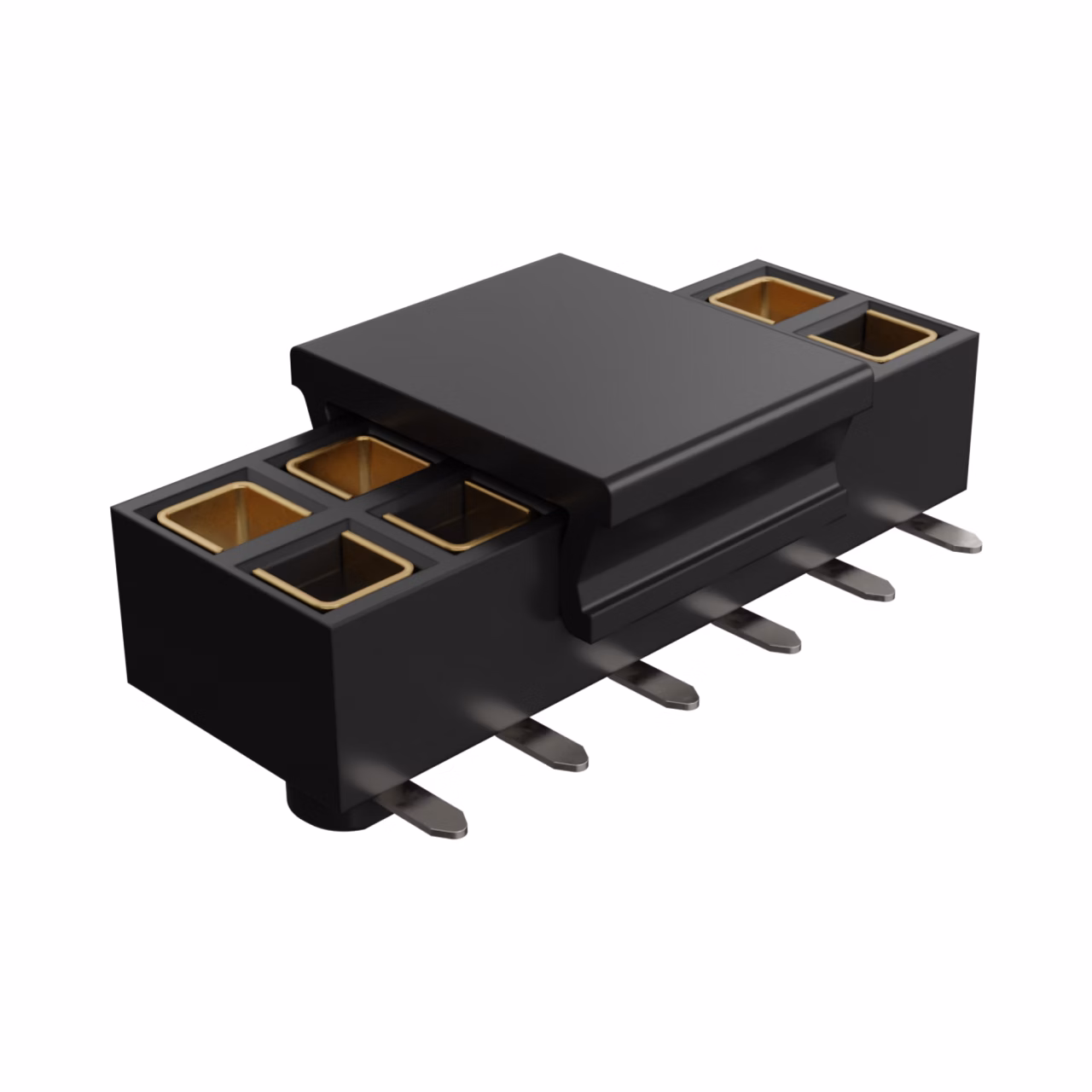 2.00mm Pitch Milli-Grid Receptacle, Surface Mount, Bottom Entry, 0.38µm Gold (Au) Plating, 16 Circuits, with Pick-and-Place Cap, with Peg, Tape and Reel, Lead-Free