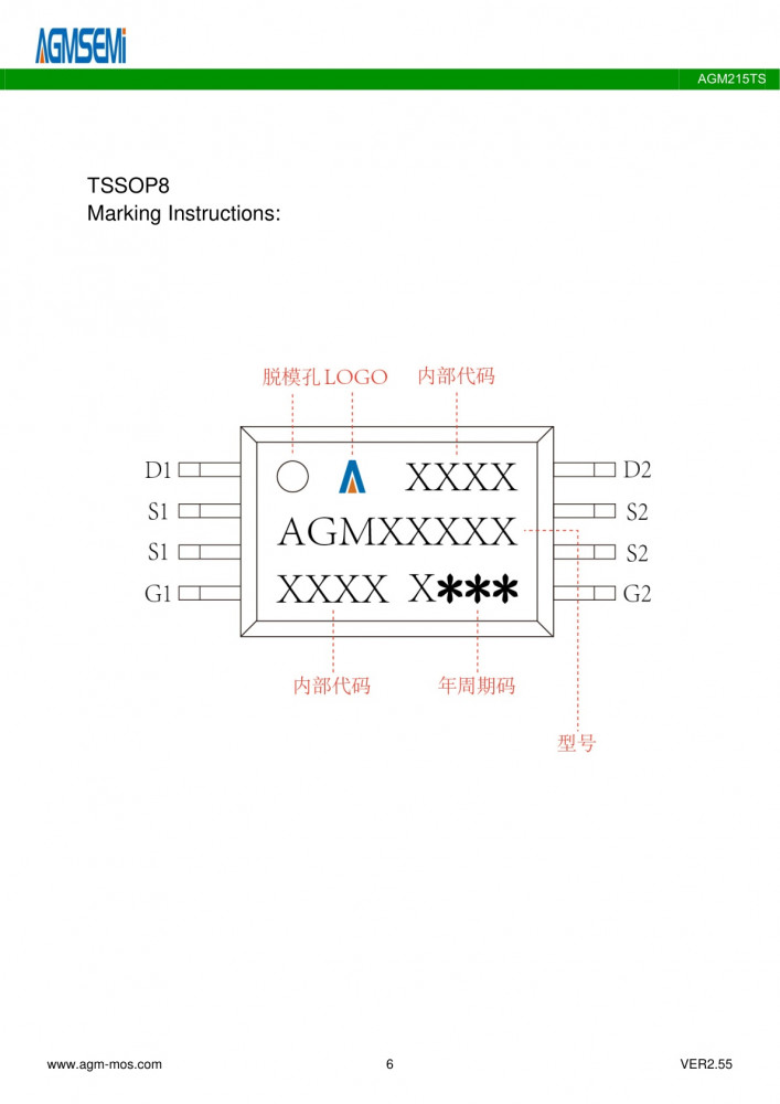 AGM215TS datasheet page 6