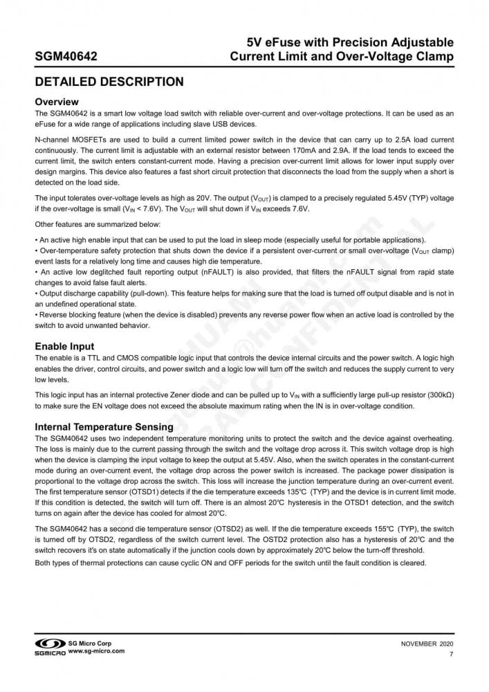 SGM40642 datasheet page 7