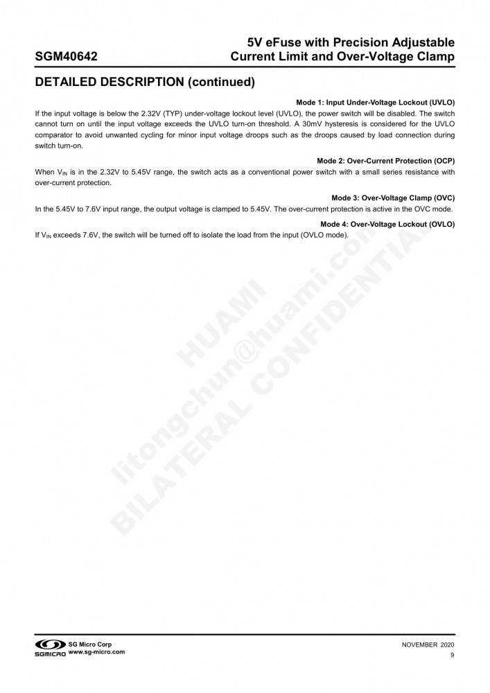 SGM40642 datasheet page 9
