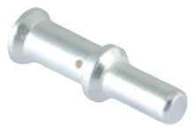 Heavy-Duty Turned Crimp Contact for 5A D-Sub Inserts and Modules, Female,  Gold (Au) Plated Copper Alloy, 0.14-0.35mm² (26-22 AWG), 100 per Bag