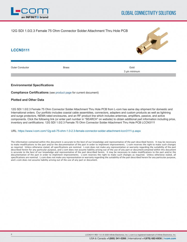 L-com LCCN3111 product document page 2