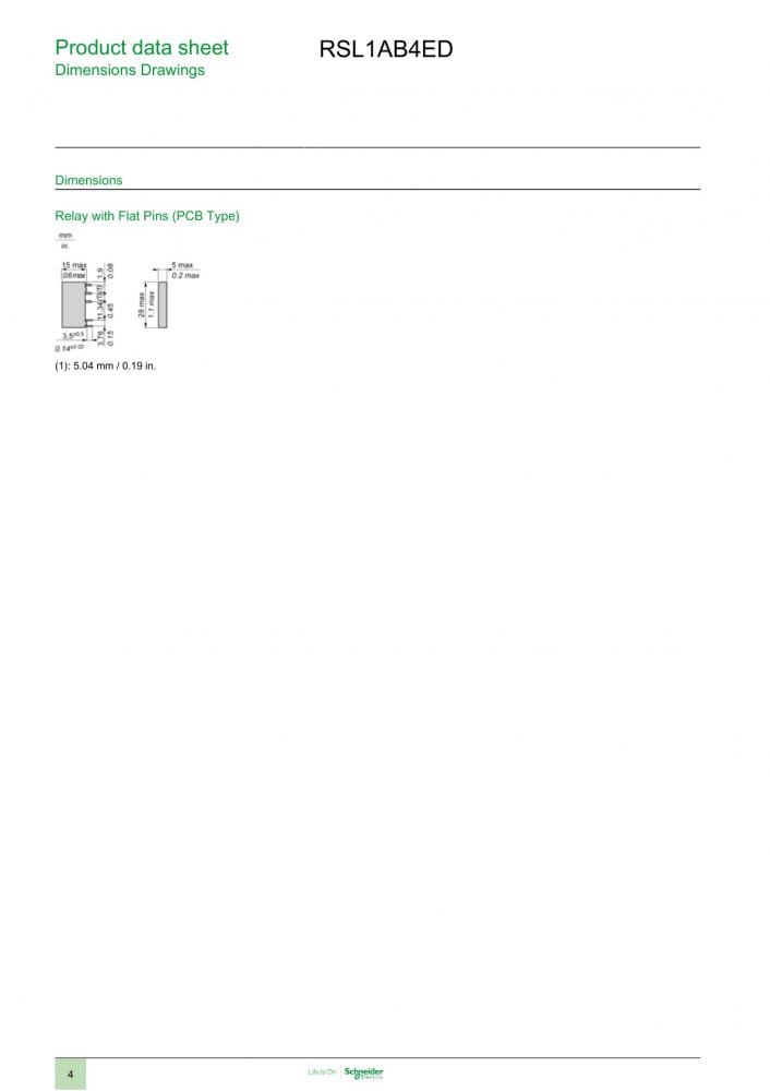 RSL1AB4ED technical document page 4