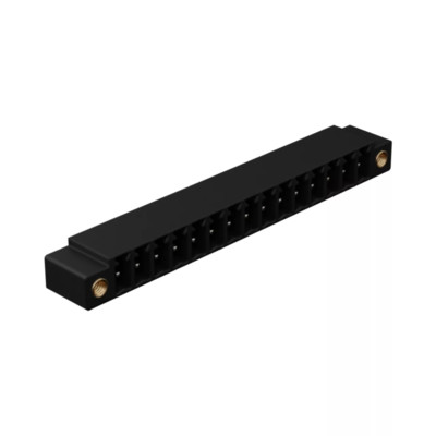 3.81mm Pitch Eurostyle Right-Angle PCB Header, with Threaded Retention Inserts, 15 Circuits for sale