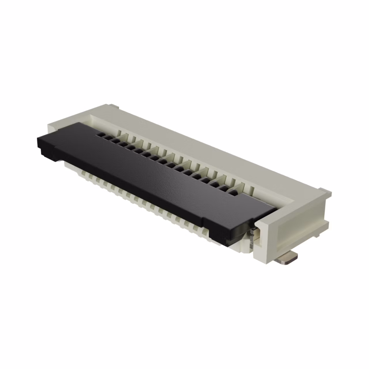 Easy-On FFC/FPC Connector, 1.00mm Pitch, 1.90mm Height, Single Bottom Contact (FS19), Right-Angle, Surface Mount, ZIF, 8 Circuits, Tin-Bismuth Plating for sale