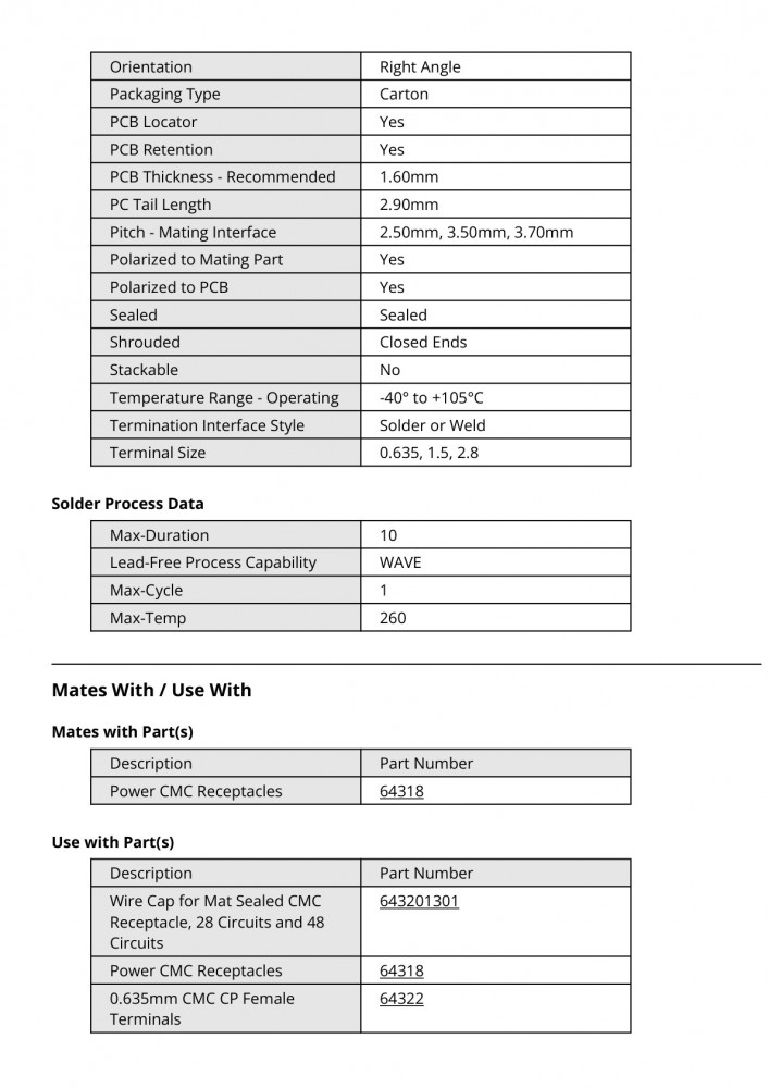 MOLEX 477450200 technical document, page 3
