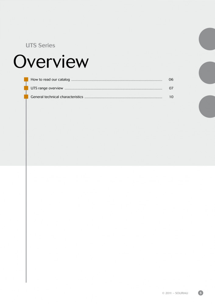 UTS Series catalogue page 6