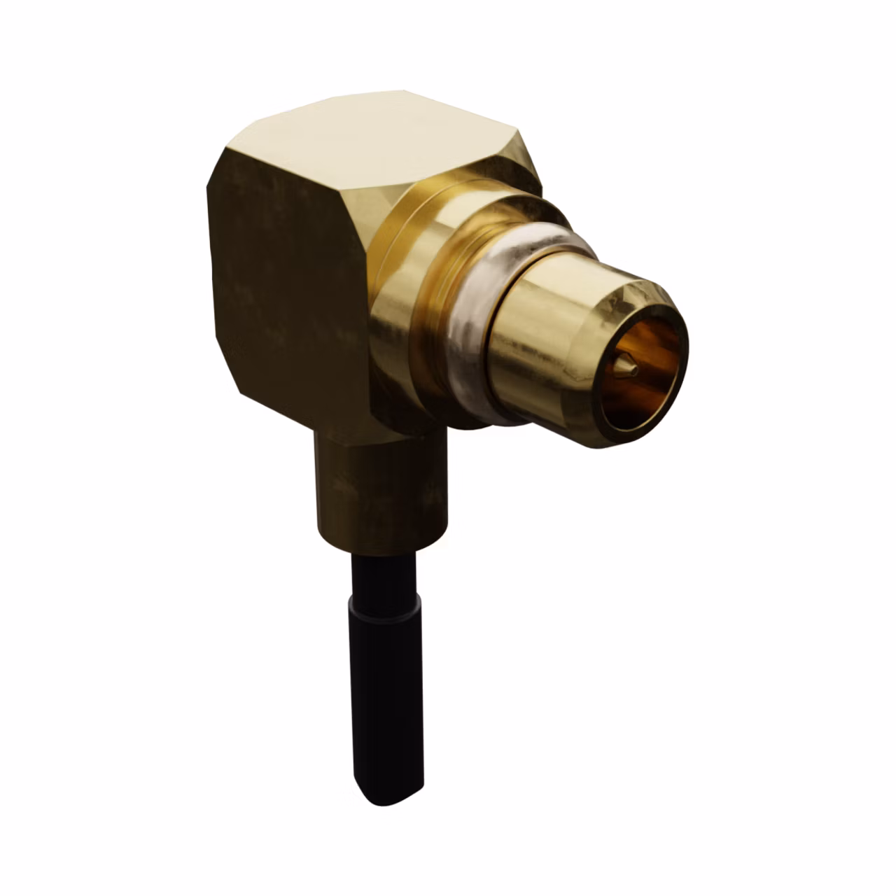 MMCX Plug, Right-Angle, Solder, .047