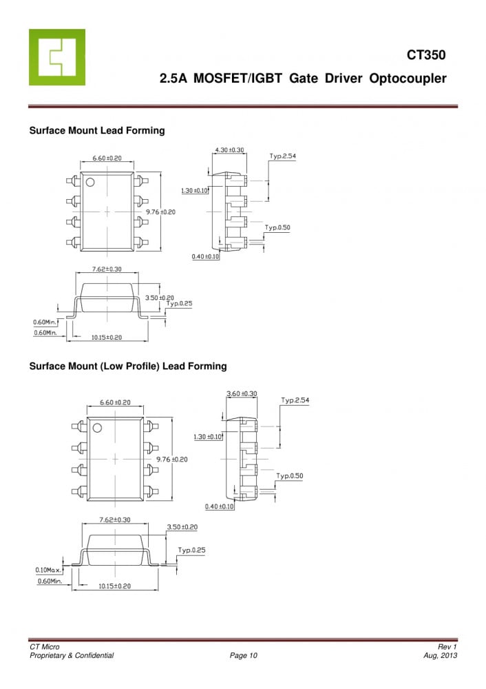CT350S(T1) datasheet page 10