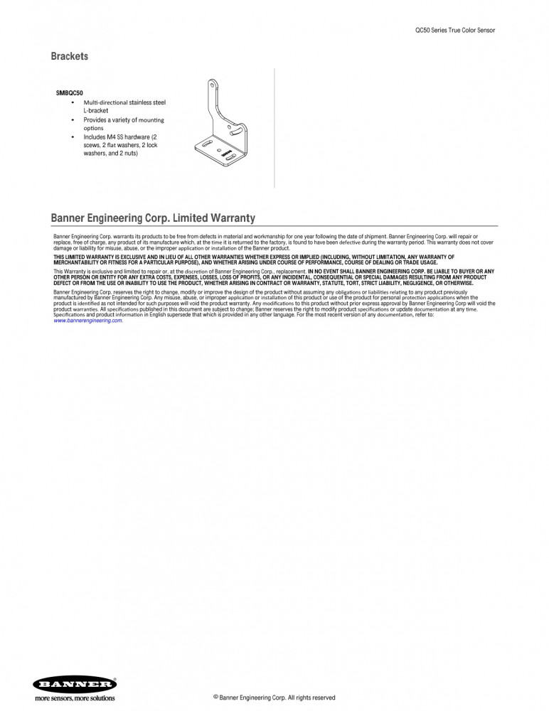 QC50 datasheet page 7