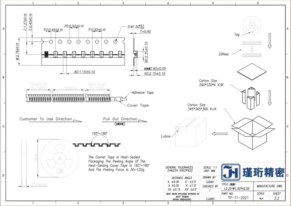TP-T1-2021 technical document page 2