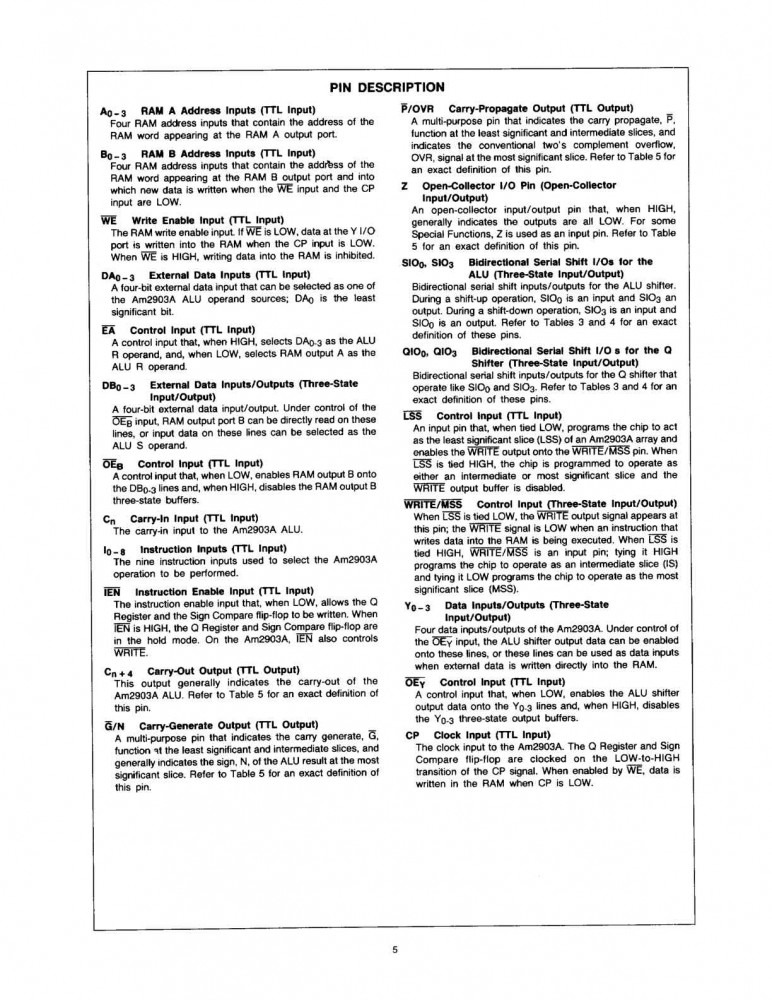 AM2903A datasheet page 6