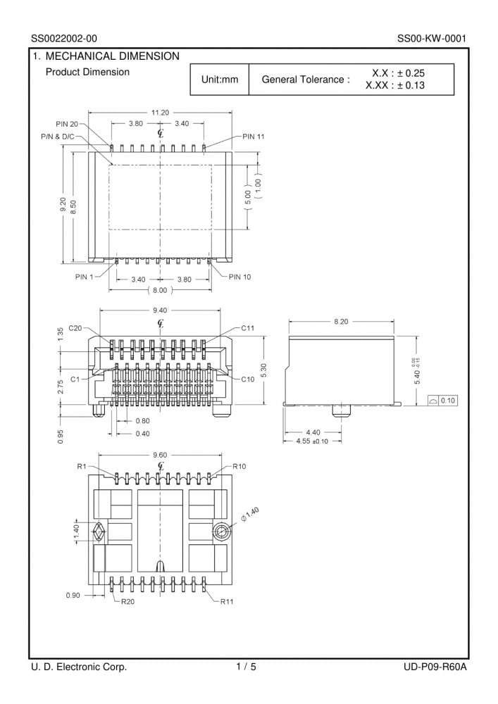 SS00-KW-0001 specification page 3