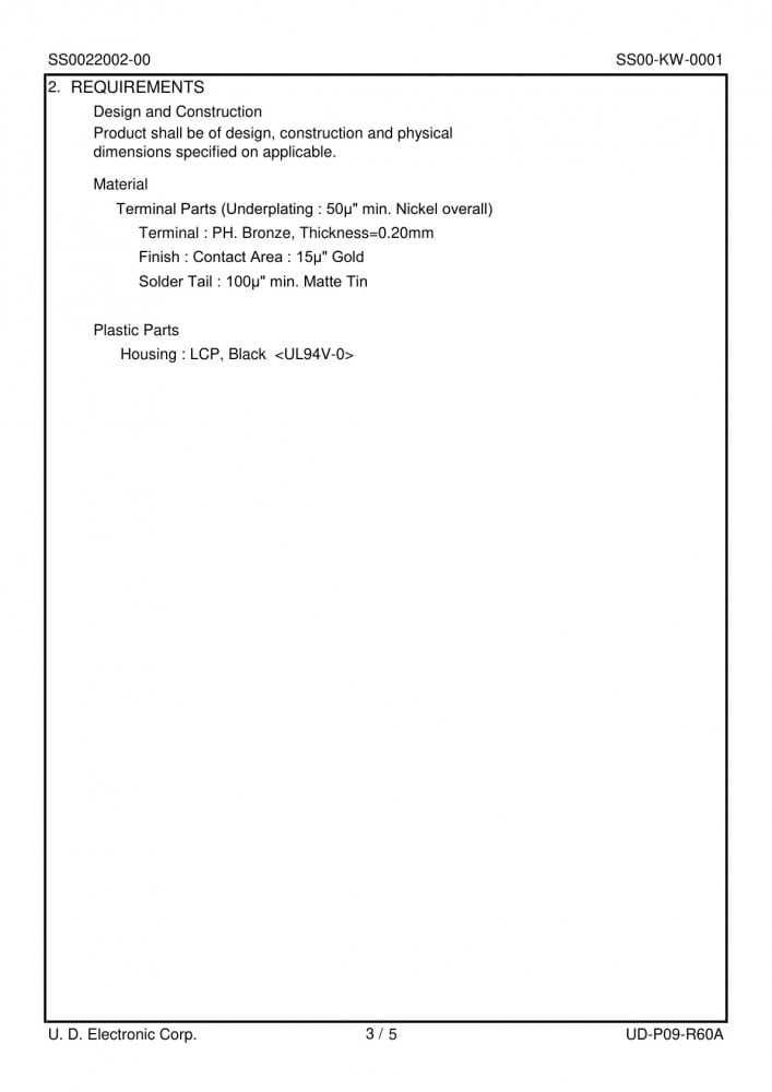 SS00-KW-0001 specification page 5