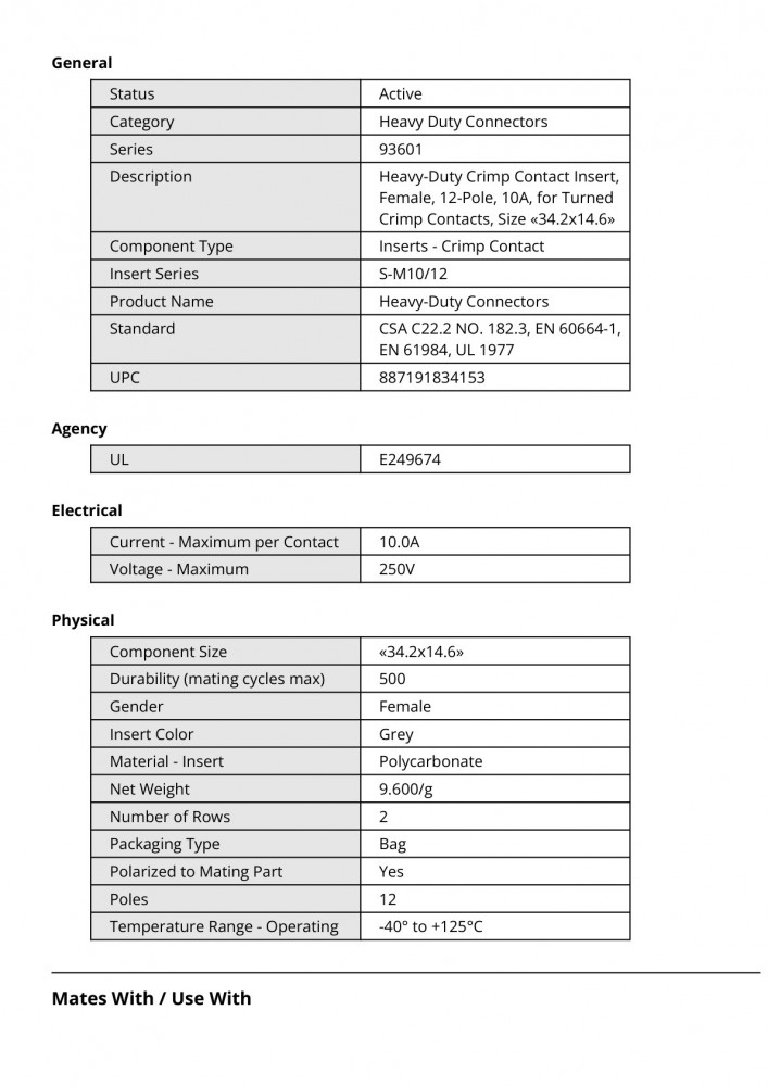 936010554 product document image, page 2