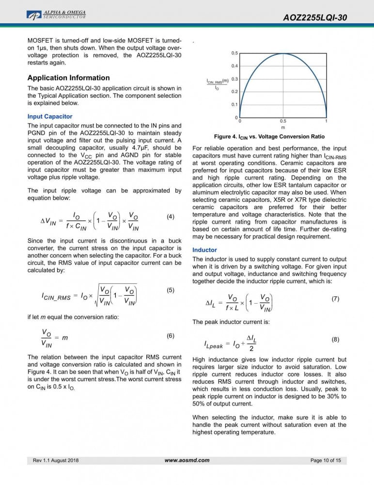 AOZ2255LQI-30 datasheet page 10