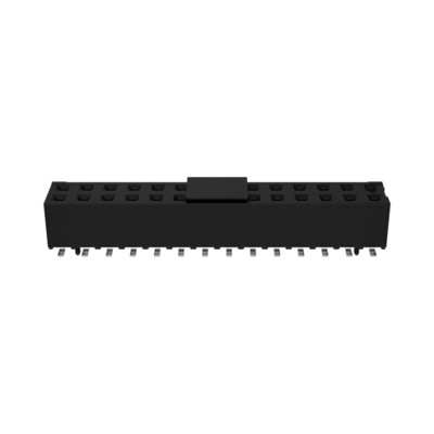 Milli-Grid Vertical Receptacle, 2.00mm Pitch, Dual Row, Surface Mount, Top/Bottom Entry, with Press-fit Plastic Pegs, with Cap, Tube, 0.75µm Gold (Au) Plating, 28 Circuits, Lead-Free for sale