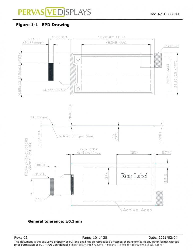 E2213JS0C1 specification page 10
