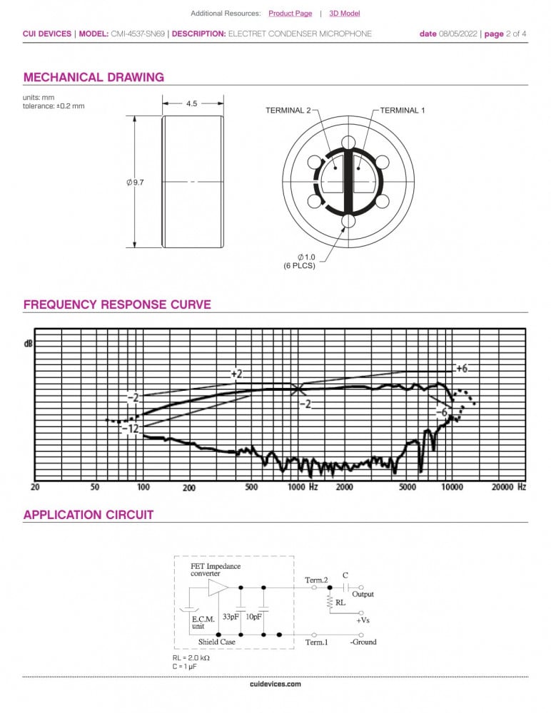 CMI-4537-SN69 datasheet page 2