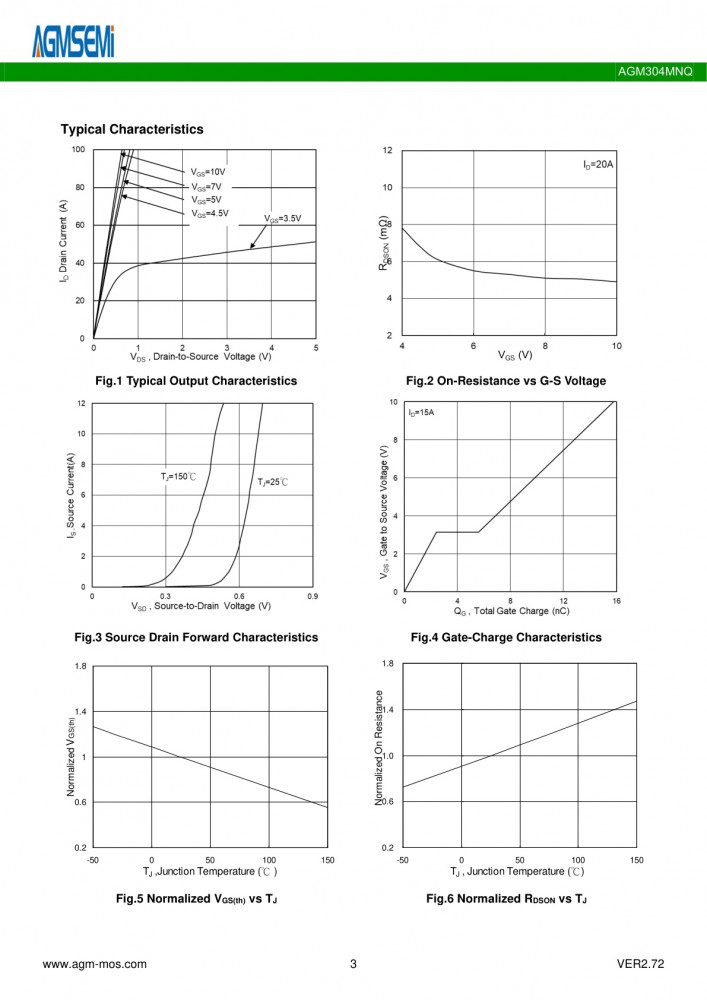 AGM304MNQ technical document page 3