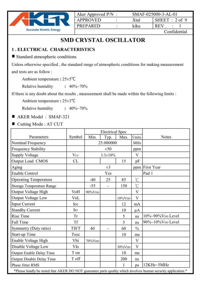 AKER approval sheet page 3