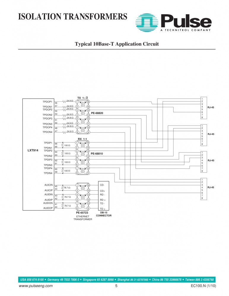 PULSE E4001NL document page 5