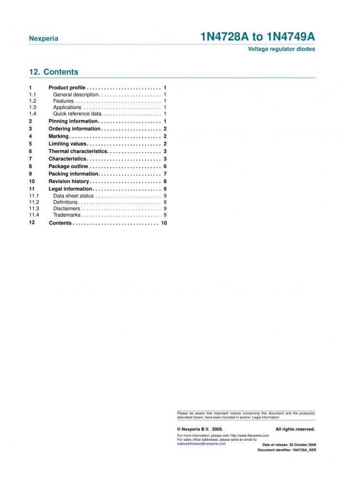 1N4728A datasheet page 10