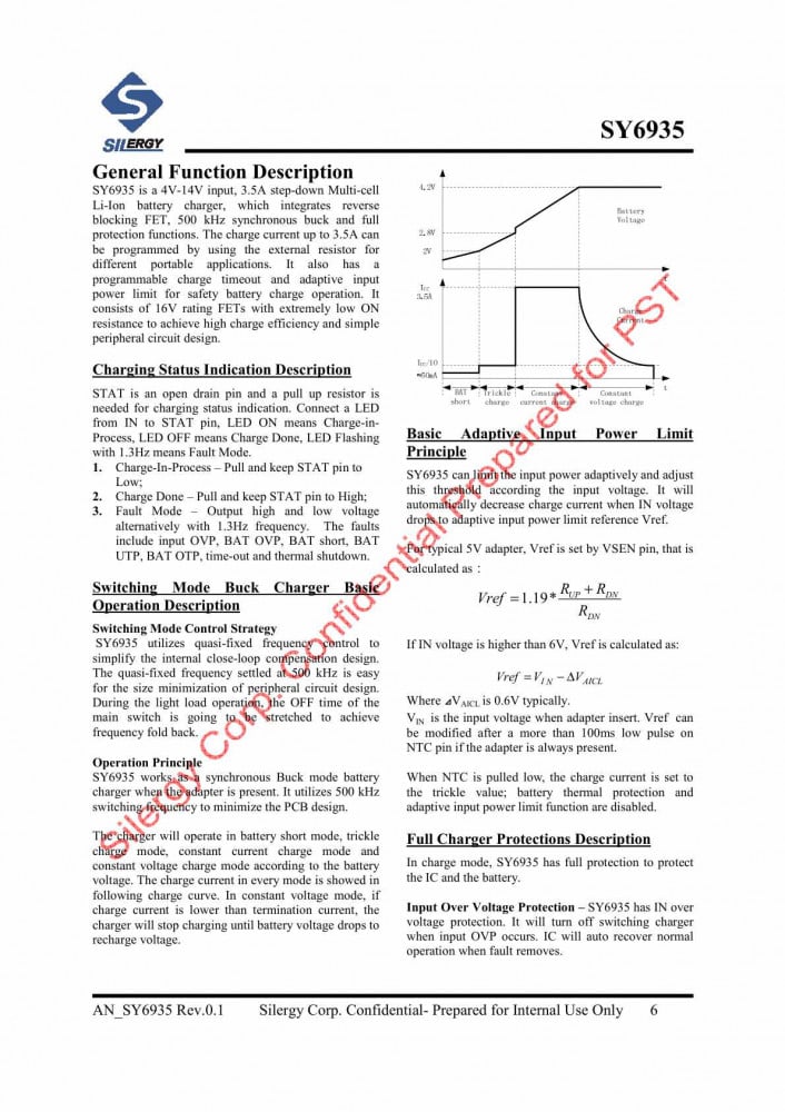 SY6935QDC datasheet page 6