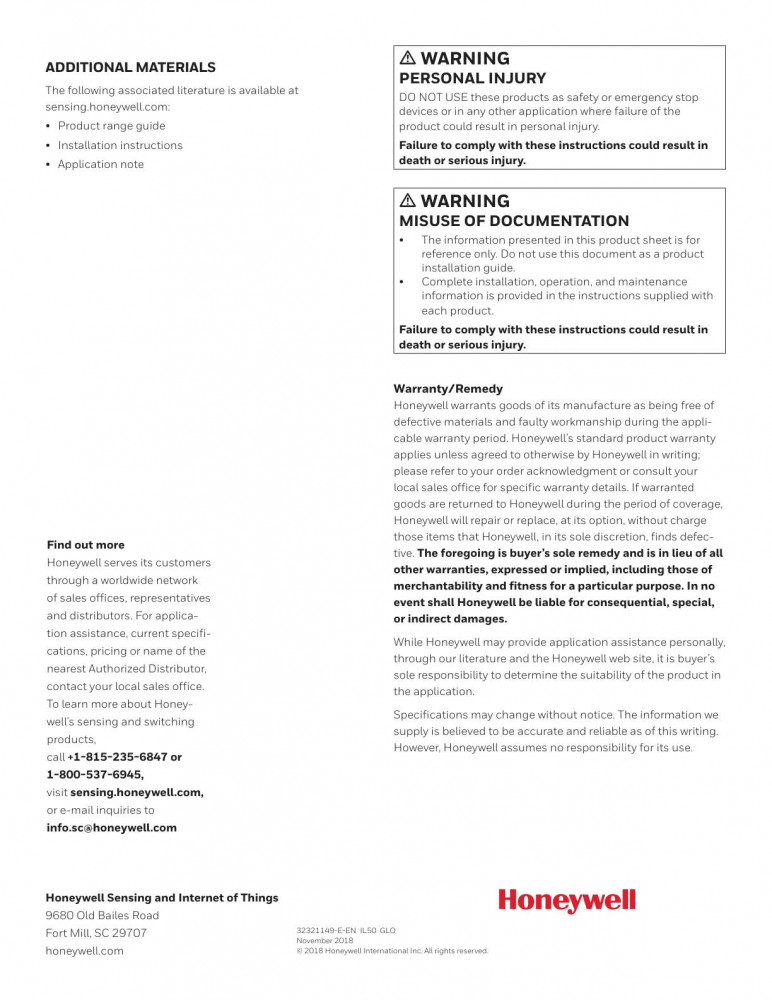 VPX Series datasheet page 9