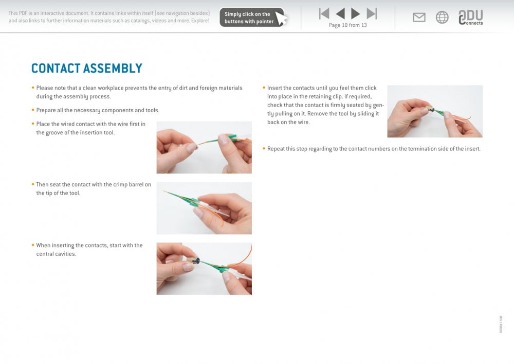 ODU crimp contacts specification page 10