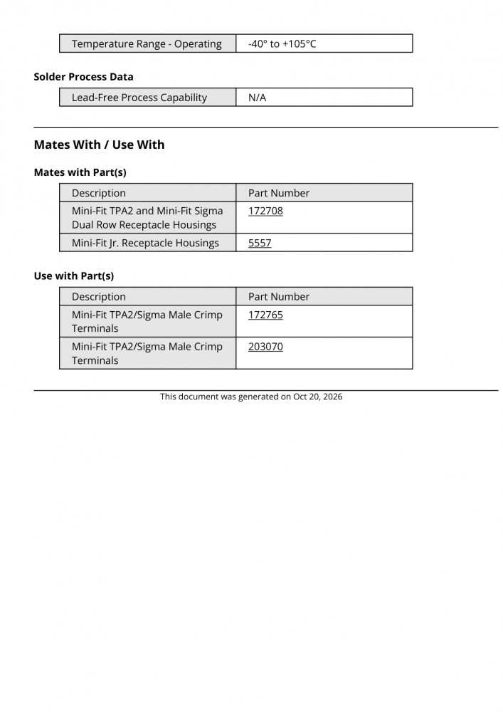 MOLEX 1727670106 document preview 3