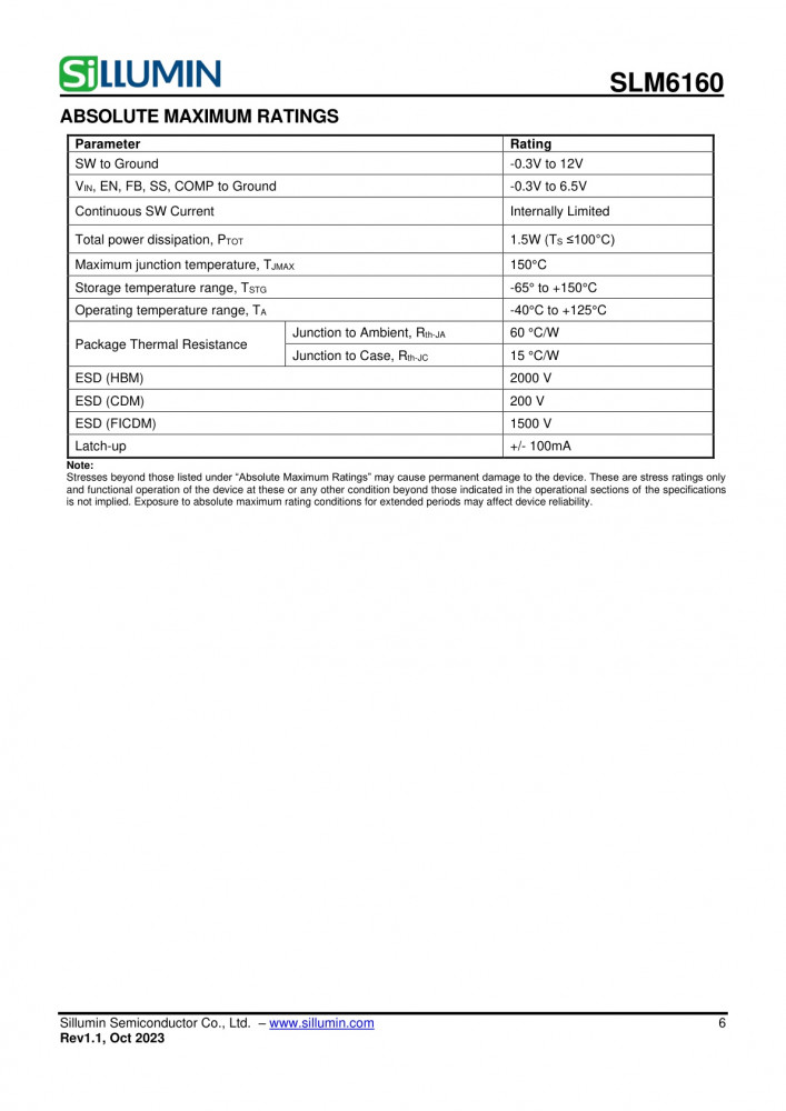 Technical document page 6
