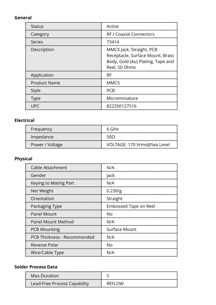 Product document image 2 for MOLEX 734152062