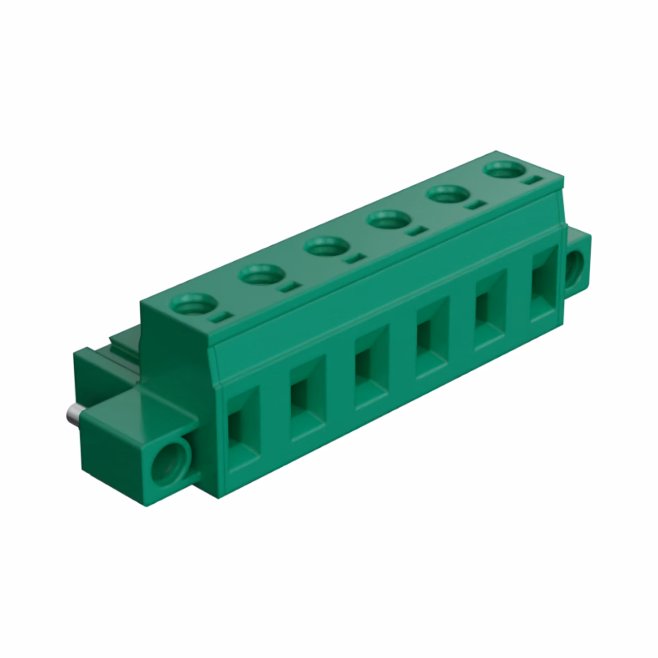 7.62mm Pitch Eurostyle Horizontal Plug, with Retention Screws, 6 Circuits for sale
