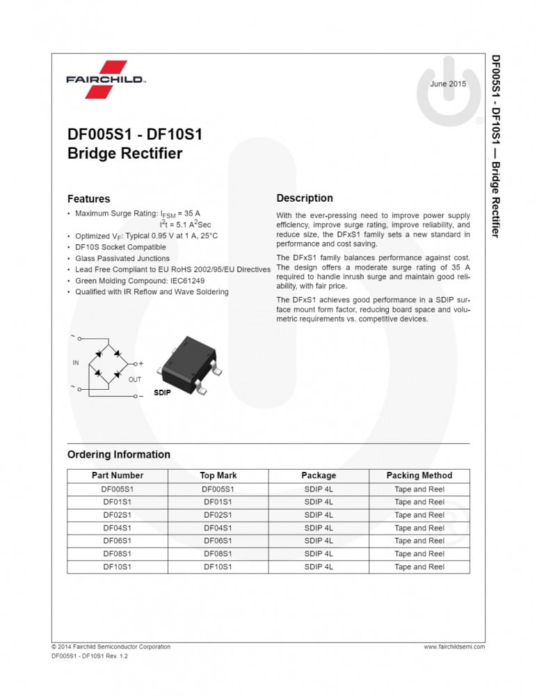 DF08S1 datasheet page 2