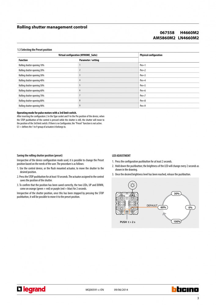 Legrand 067558 product documentation, page 3
