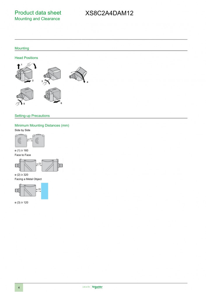 XS8C2A4DAM12 technical document page 4