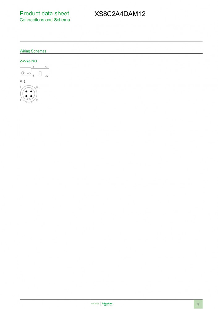 XS8C2A4DAM12 technical document page 5