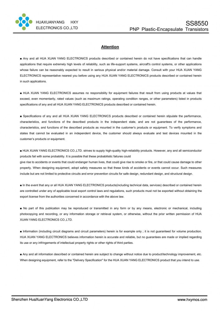 SS8550 datasheet page 5