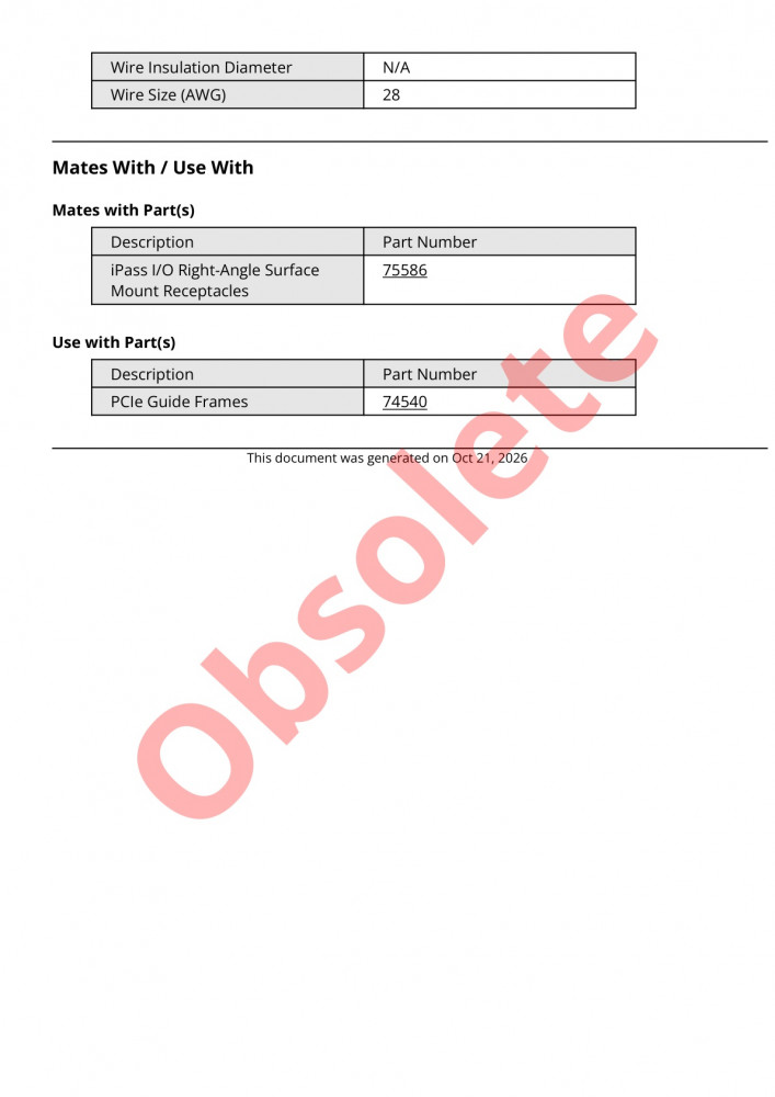 MOLEX 745460803 product documentation preview, page 3