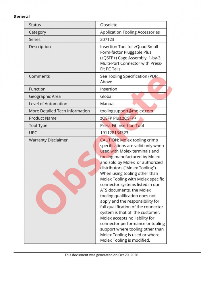 Technical document image 2 for Molex 2002141130